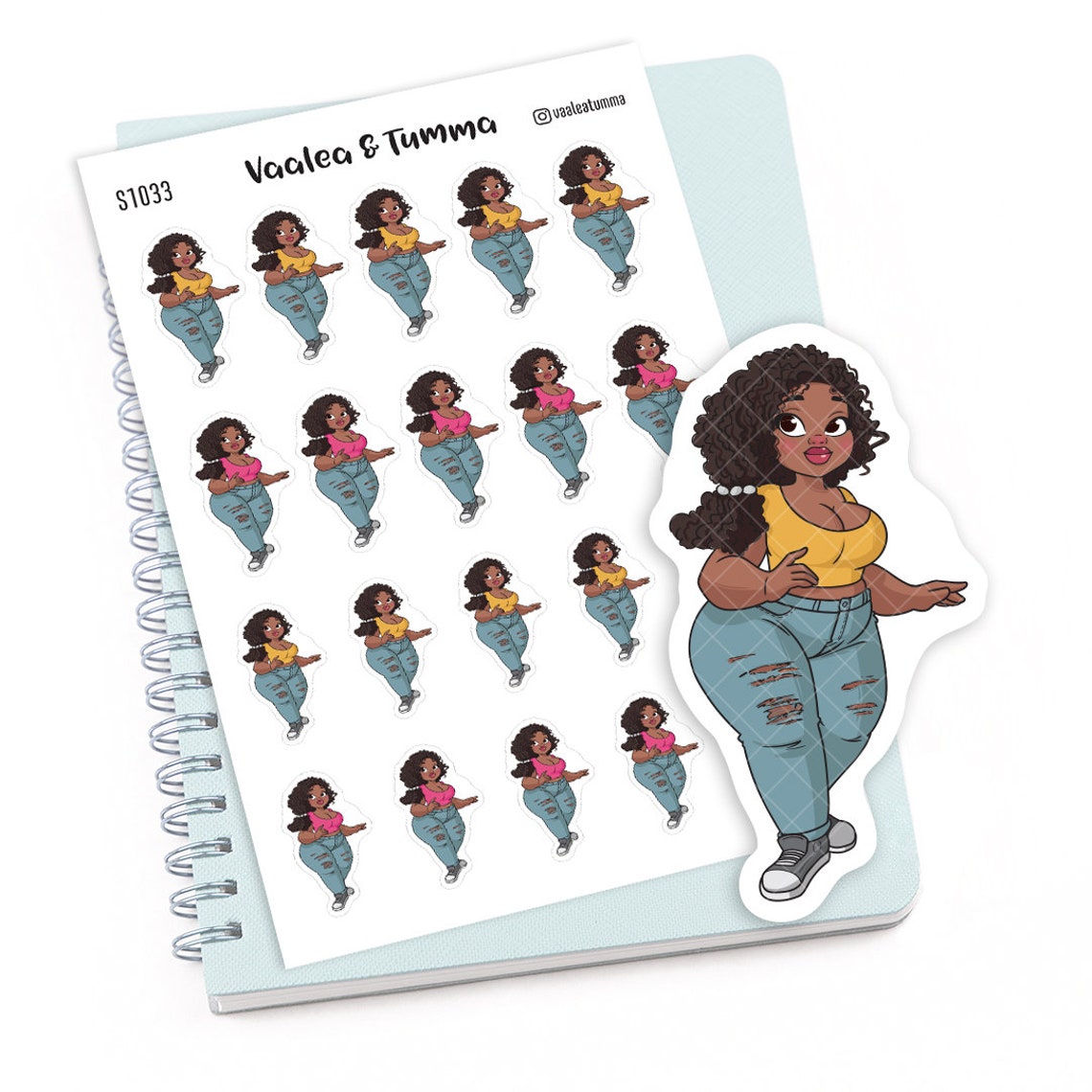 Planner Stickers jada I Am Beautiful S1033 - Etsy