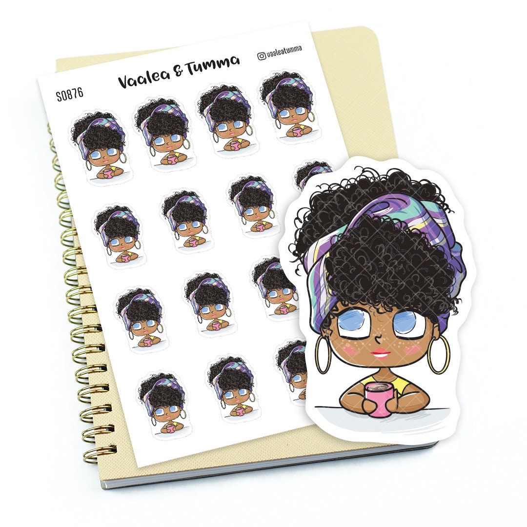 Planner Stickers zuri Coffee Now Tea Later - Etsy