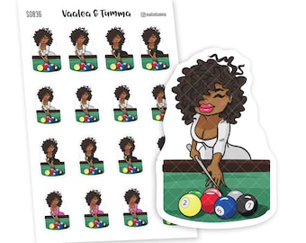 Billiards Stickers | Etsy