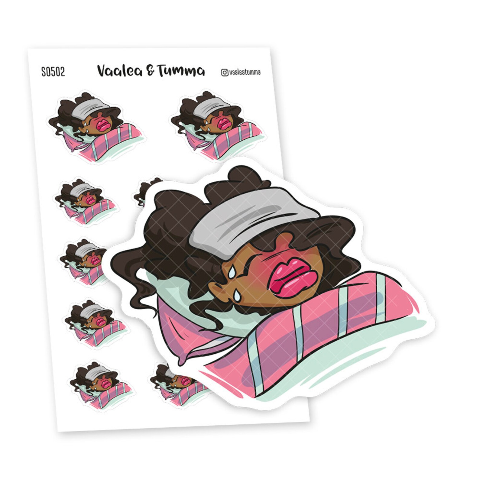 Sickness Planner Stickers Nia S0502/S0580 Illness - Etsy