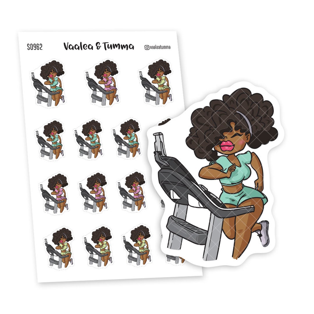 Nia Planner Stickers Workout Time, S0962/S0981. Treadmill Stickers - Etsy