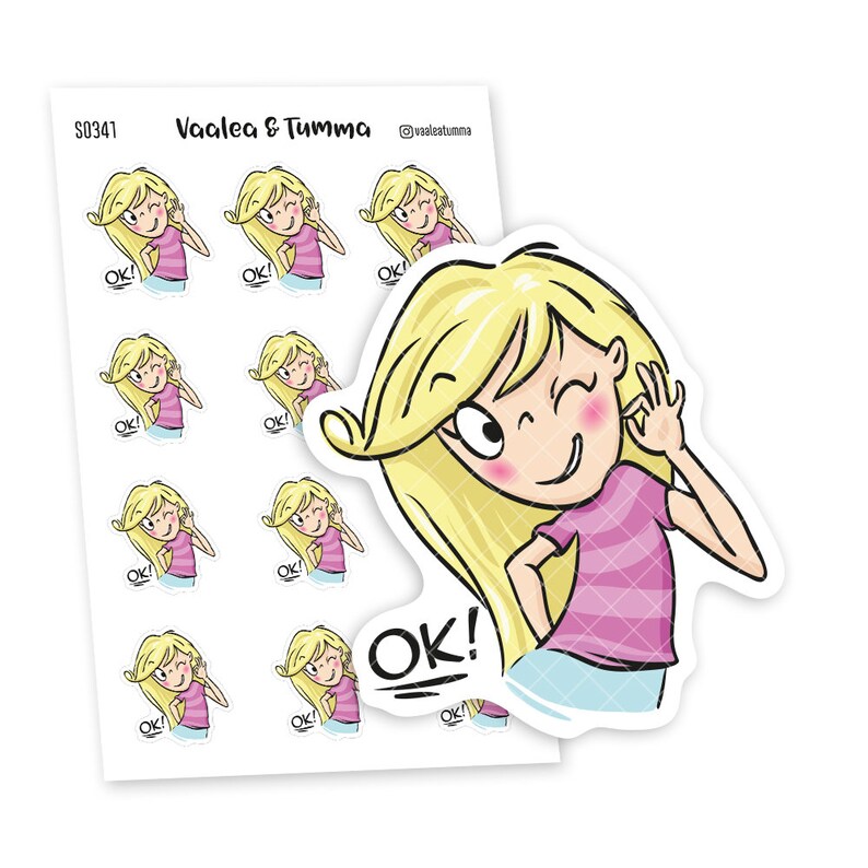 I'm OK Planner Stickers Vaalea S0341-342 I'm Fine - Etsy
