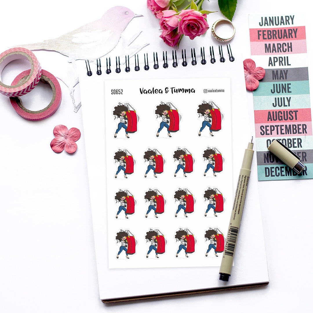 Let off Steam After Work Planner Stickers Nia S0492/S0652 | Etsy