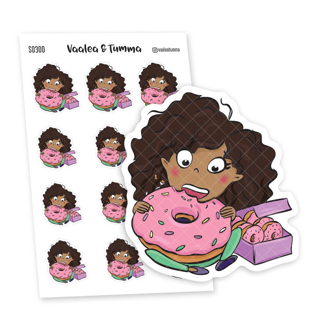 Mmmmm... Doughnut! Planner Stickers, Vaalea - S0300, Donut Stickers - Etsy