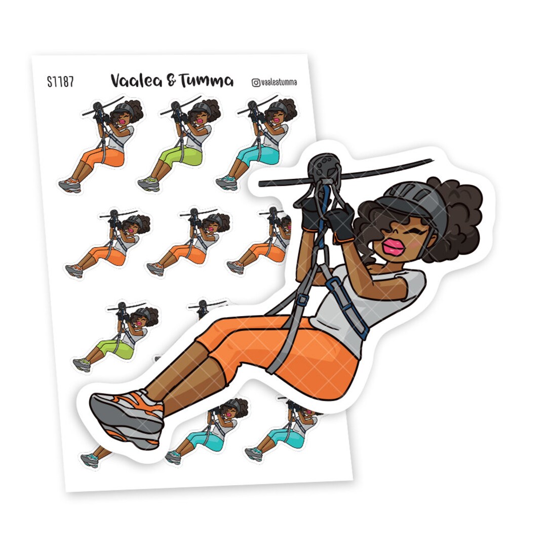 Planner Stickers - Zipline, Nia - S1187/S1203, Extreme Entertainment ...