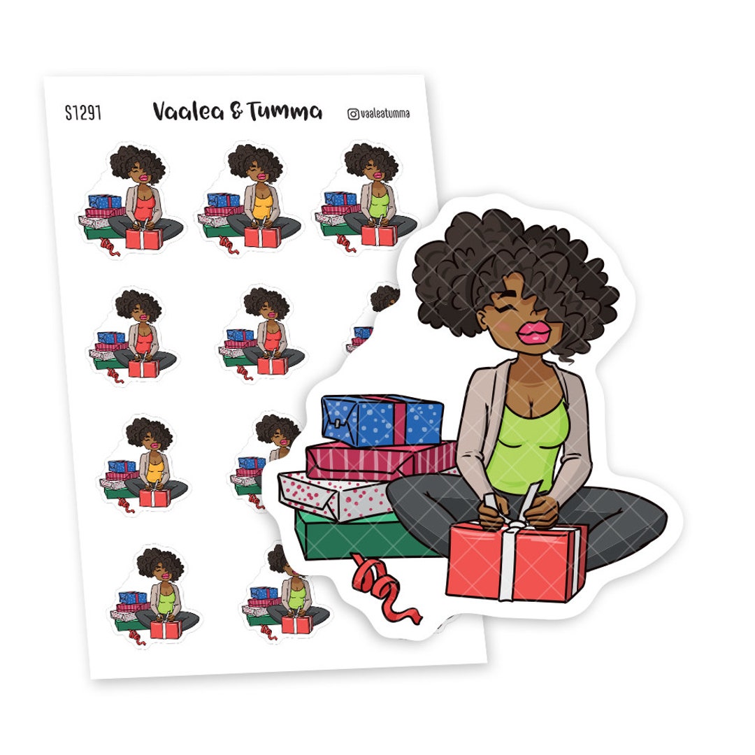 Plan Your Gift Wrapping With Planner Stickers 'nia', S1291/S1307 - Etsy