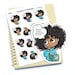 Planner Stickers zuri TV Addict, S0871/s0895/s0871blue, Movie Stickers ...
