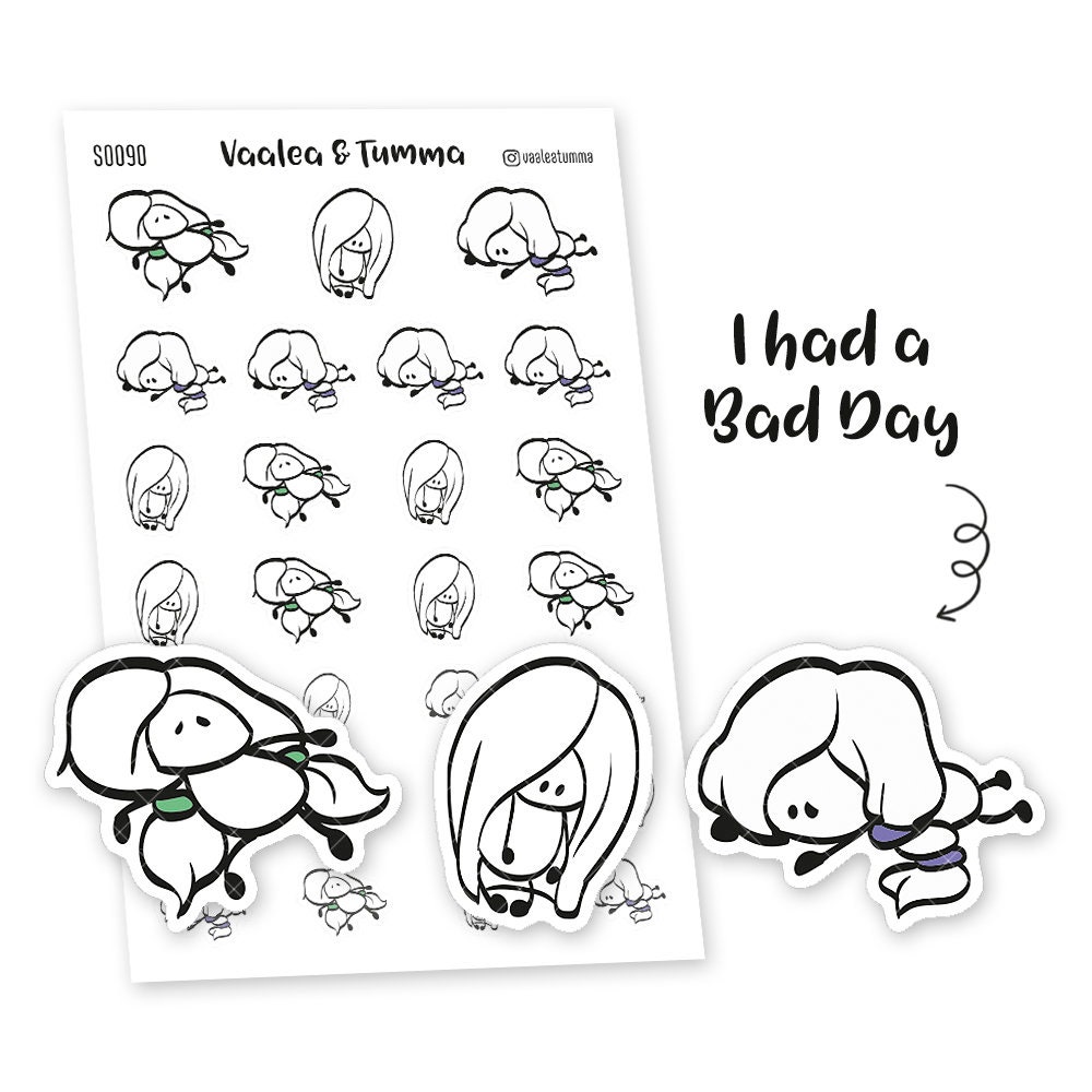 Planner Stickers Ensi I Had A Bad Day S0090 Bad Day - Etsy