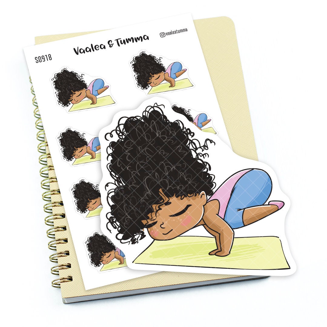 Planner Stickers zuri Yoga S0918/S0925 - Etsy