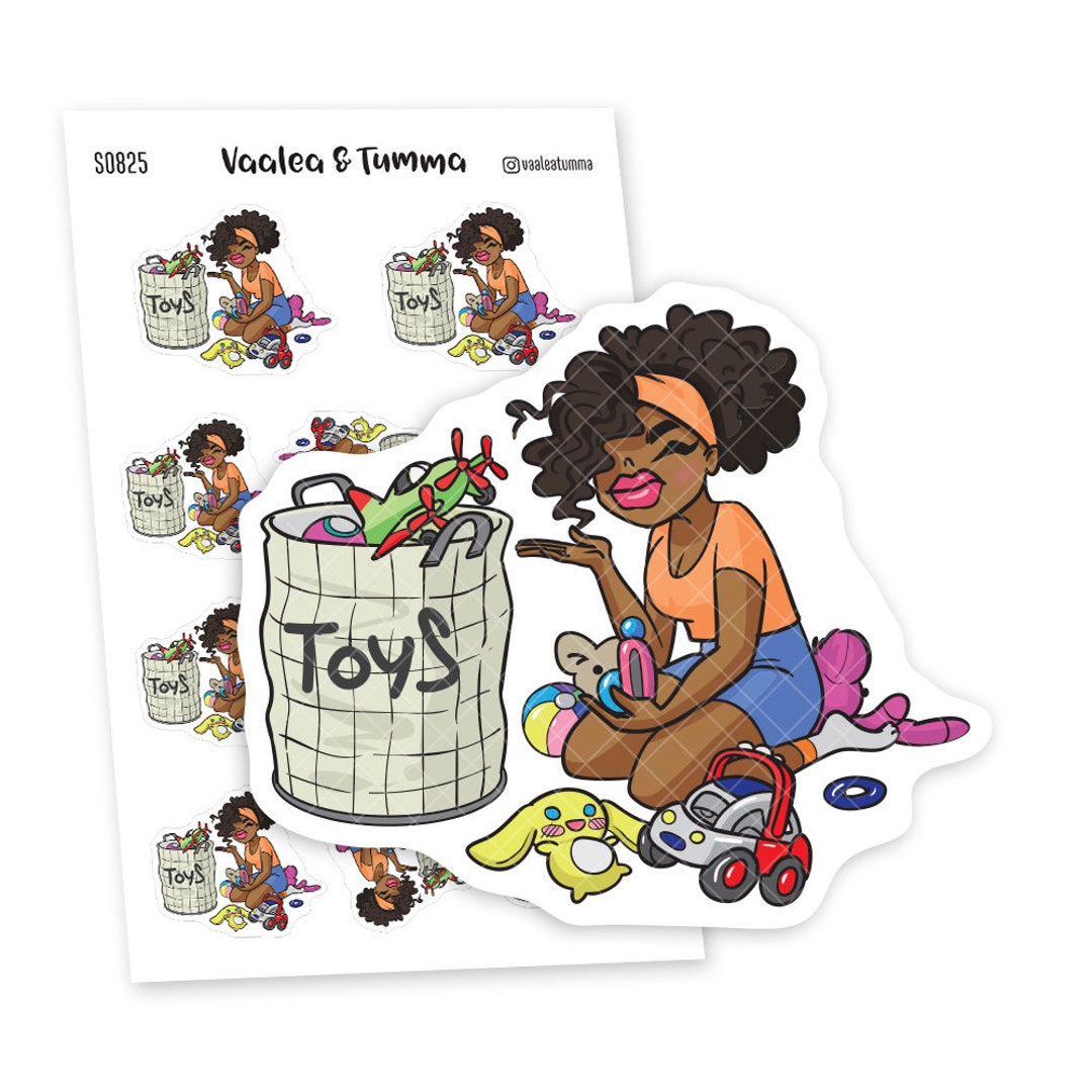 Put Away Toys Planner Stickers, Nia - S0825/S0840, Clean up the Room ...