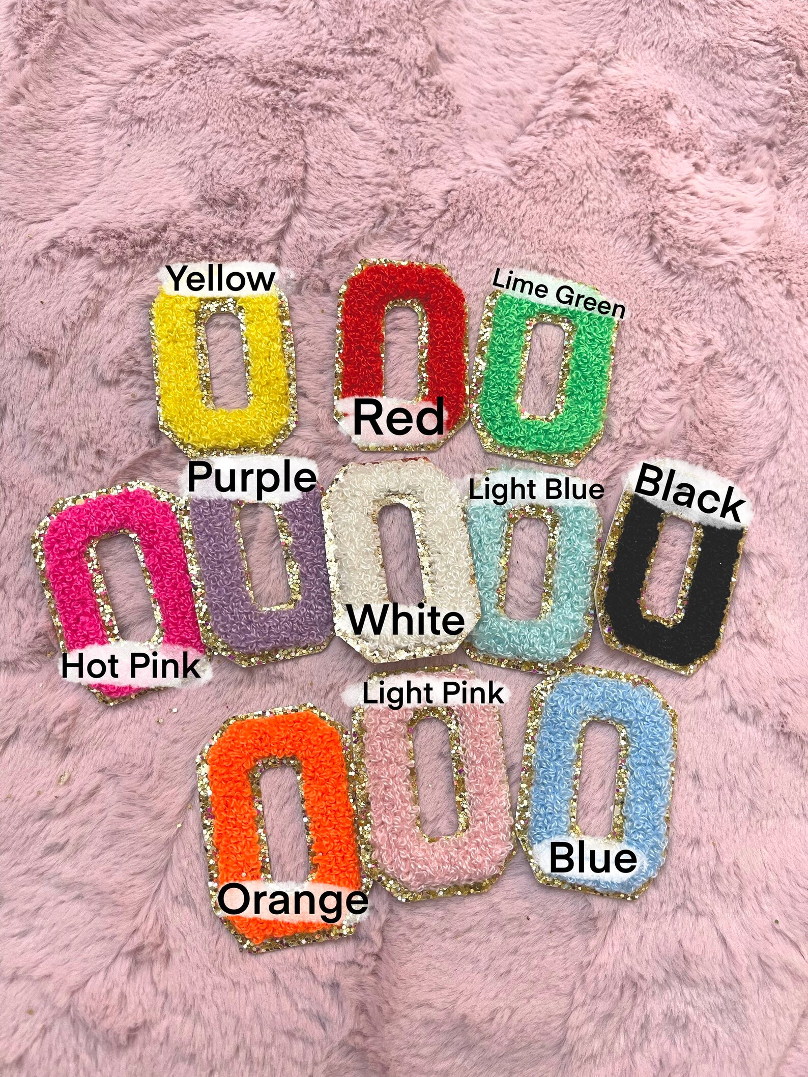 TSA Quart Sized Clear Bag With Varsity Letter Glitter Patches - Etsy