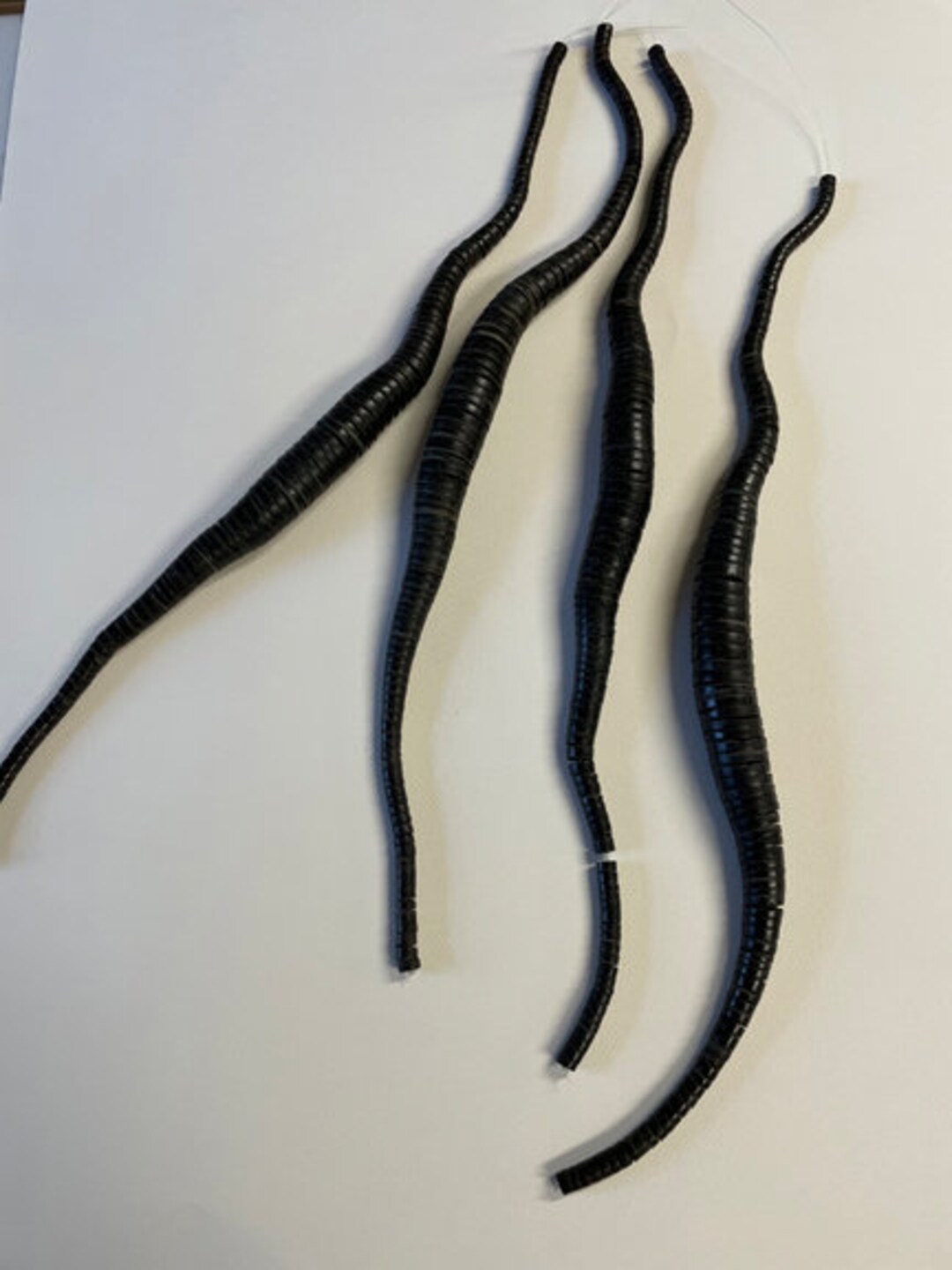 Black Graduated Coco Beads, 20" Strands - Etsy