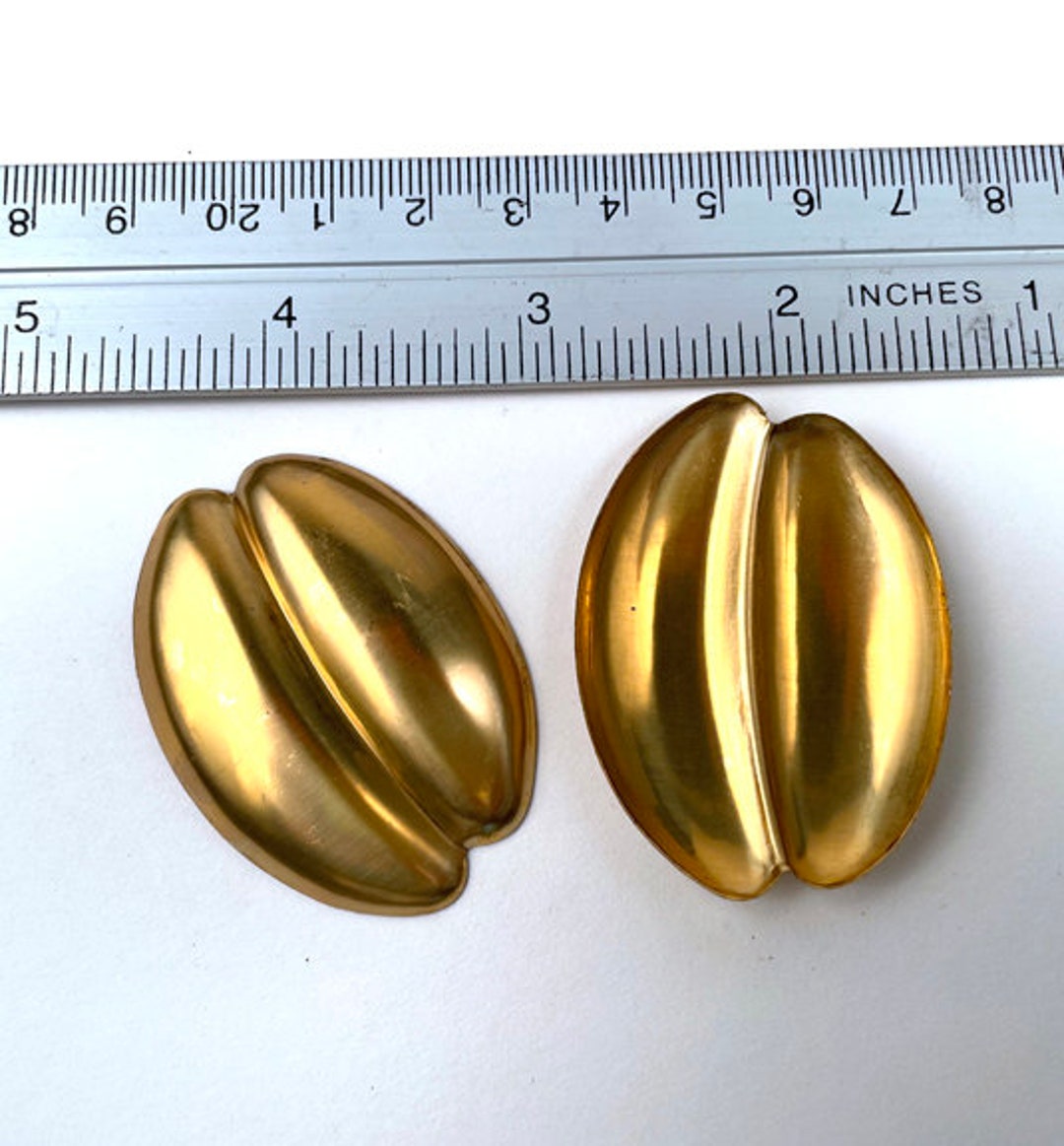 Solid Brass Hi-relief Double Pod Form - Sold in Units of 12 - Etsy
