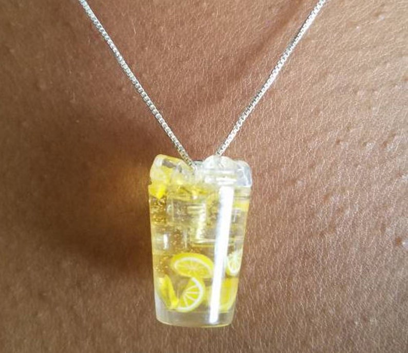 Lemonade, Charm Necklace, Jewelry, Lemons, - Etsy