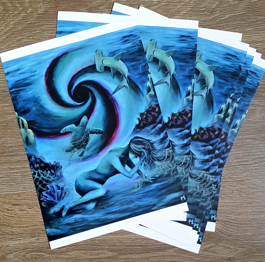 Paper Print 'vortex', Visionary Art, Spiritual, Magical Surrealism, on ...