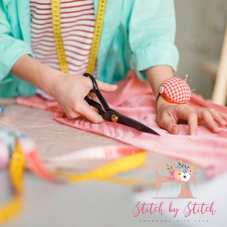 Sewing Machine Logo, Thread Needle, Rustic, Simple Floral, Embroidery ...