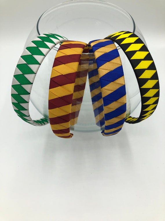 Woven Grosgrain Ribbons Run Through It 1 Headband Your | Etsy