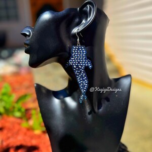 Beaded Fish Earrings, Sockeye Salmon Earrings, Rainbow Trout Earrings ...