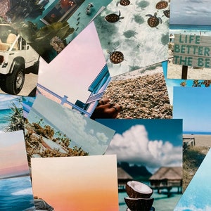 50pc Beachy Photo Collage Kit - Etsy