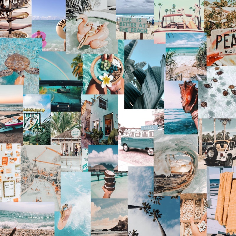 Beach Photo Collage - Etsy