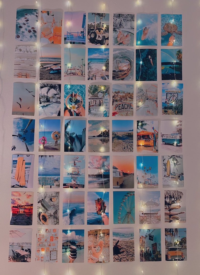 50pc Beachy Photo Collage Kit - Etsy