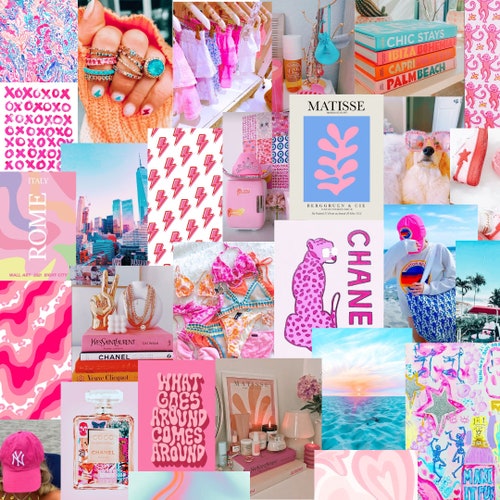 Preppy Wall Collage Kit 50 Pcs - Etsy