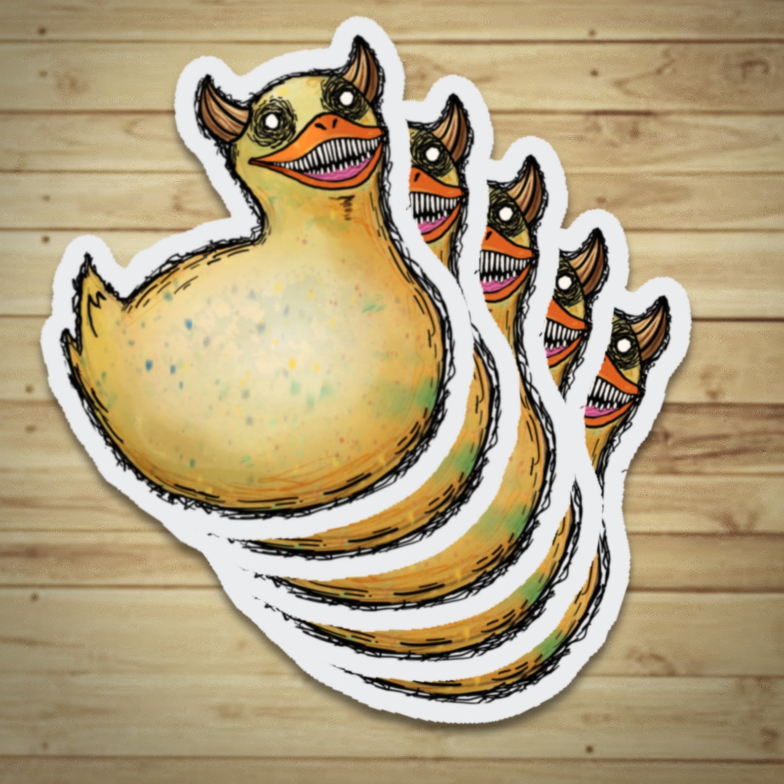 Cosmic Ducky Stickers - Etsy