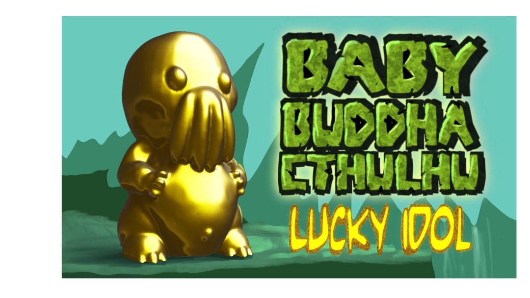 Baby Buddha Cthulhu Desk Toy [STL File] - Etsy