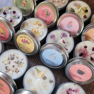 Scent Sample Mini Candle: Soy Wax Travel Candle (2 Oz) - Etsy