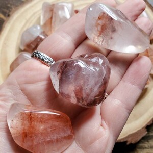 Tumbled Fire Quartz Fire Quartz Crystal Hematoid Quartz - Etsy