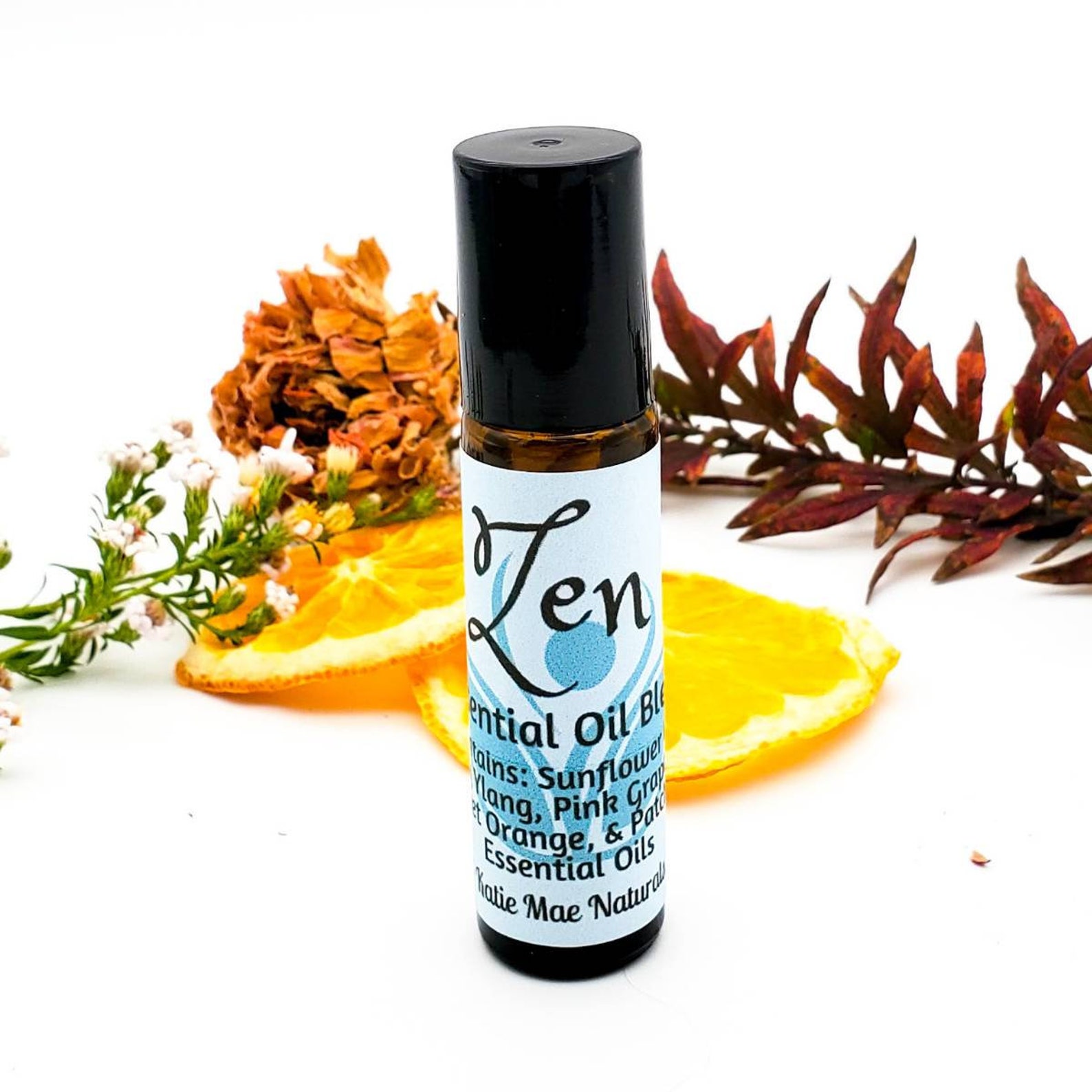 Zen Essential Oil Blend Roll on Calming Vibes Essential Oil - Etsy Israel