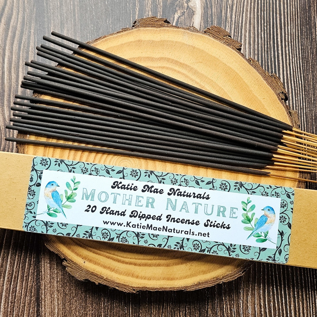 Mother Nature Hand Dipped Incense | Incense Sticks | Pack of 20 - Etsy