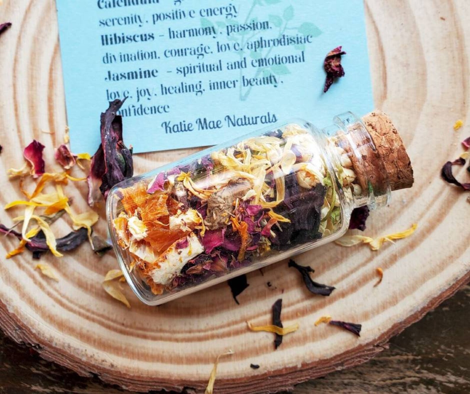 Love Spell Bottle Herbs for Love Witch Supplies | Etsy