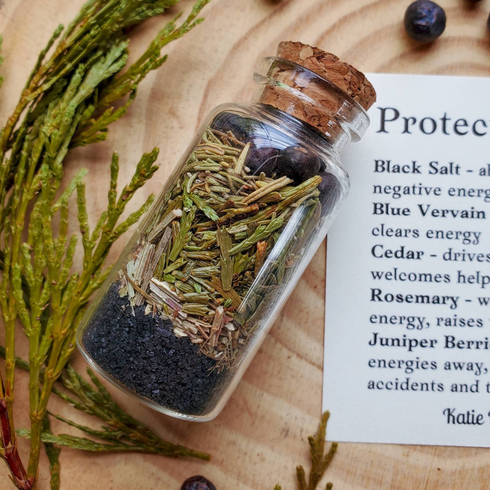 Protection Spell Bottle Witch Bottle - Etsy