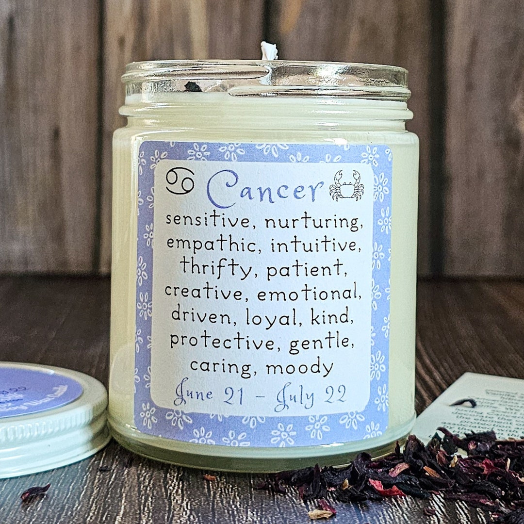 Cancer Zodiac Candle | Astrology Gift for Cancer | Candles With ...