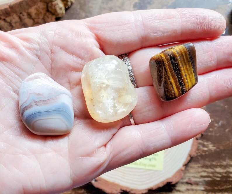 Gemini Gemstone Set Gemini Crystal Set Zodiac Gift for | Etsy