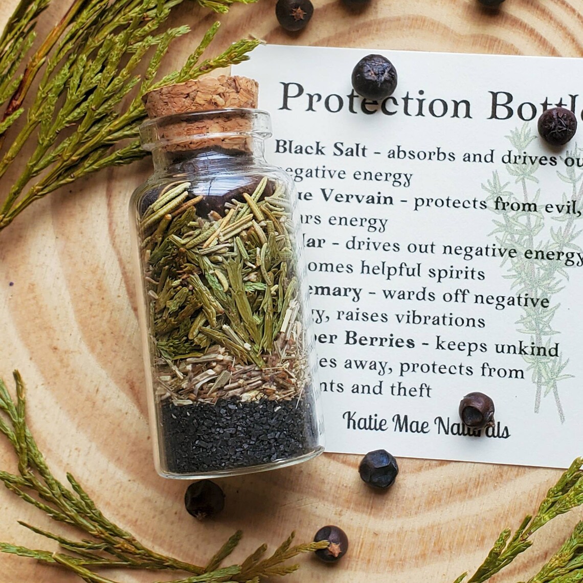 Protection Spell Bottle Witch Bottle - Etsy