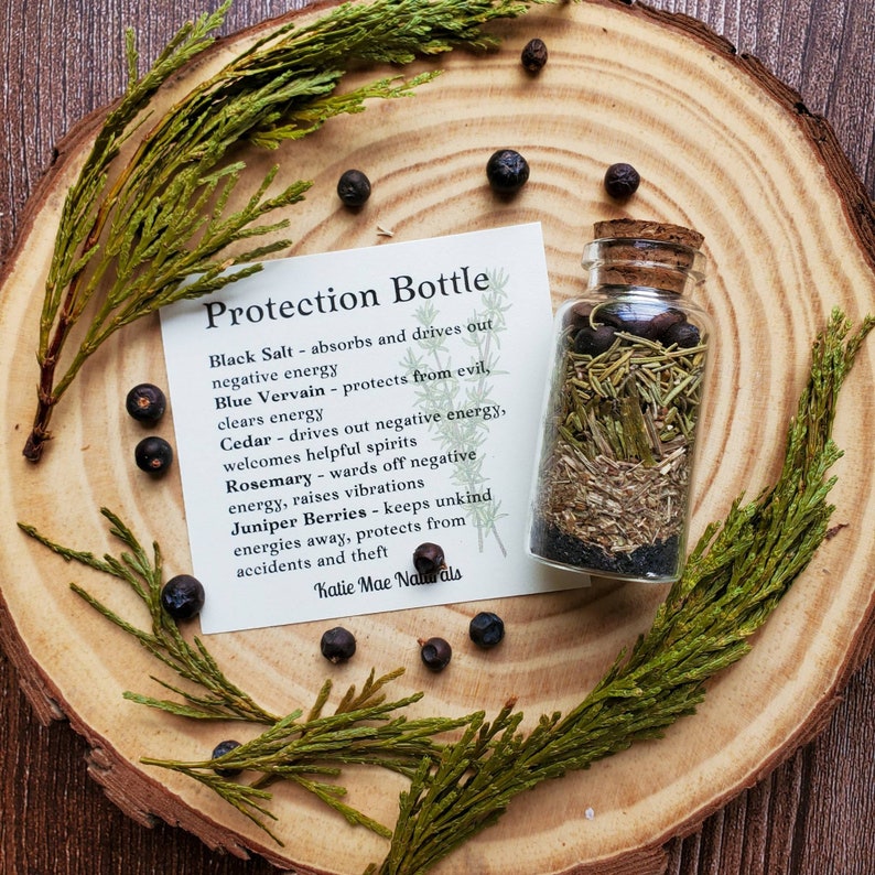 Protection Spell Bottle Witch Bottle - Etsy