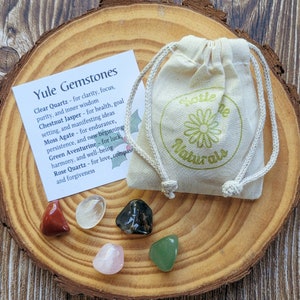 Yule Crystal Set | Gemstones for Winter Solstice | Yule Celebration - Etsy