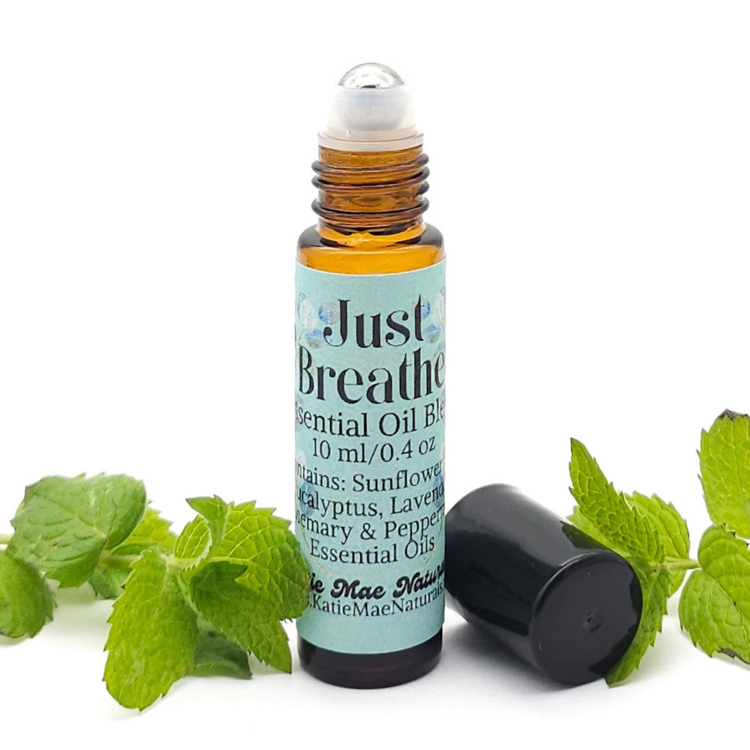Just Breathe Essential Oil Blend Roll on | Eucalyptus Essential Oil ...