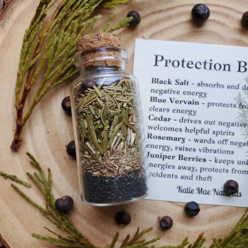 Protection Spell Bottle Witch Bottle - Etsy