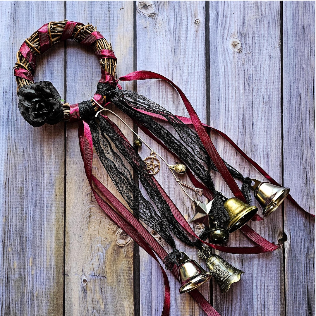 Witches Bells Door Wreath: Witchy Home Decor - Etsy