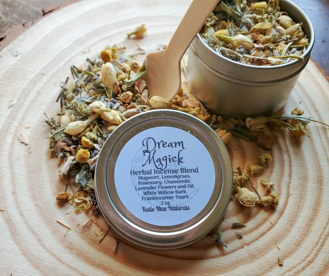 Dream Magick Herbal Incense Blend Loose Incense Herbal | Etsy