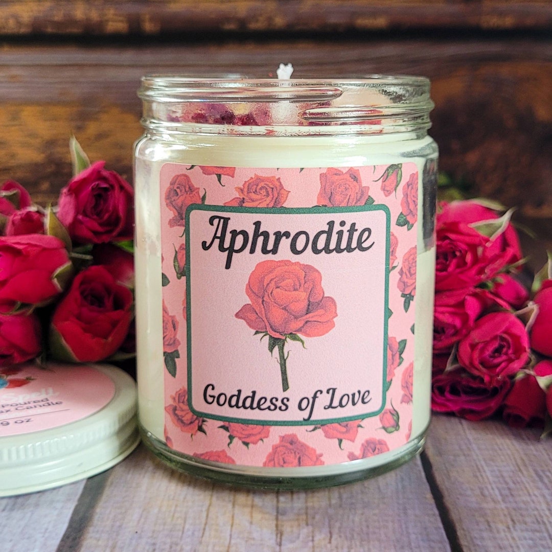 Aphrodite Candle | Valentine's Day | Goddess Candle | Goddess of Love ...