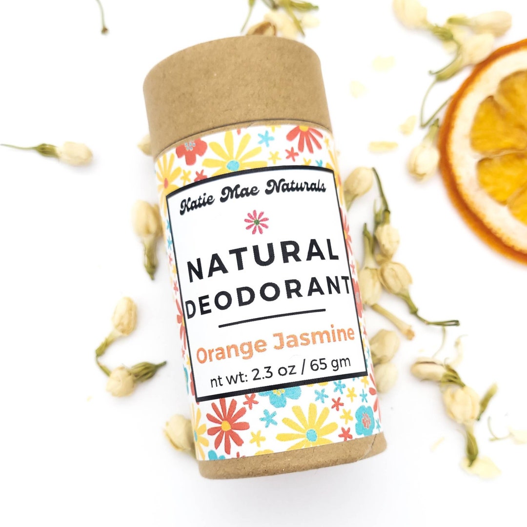 Orange Jasmine Natural Deodorant: Zero Waste, Eco Friendly - Etsy