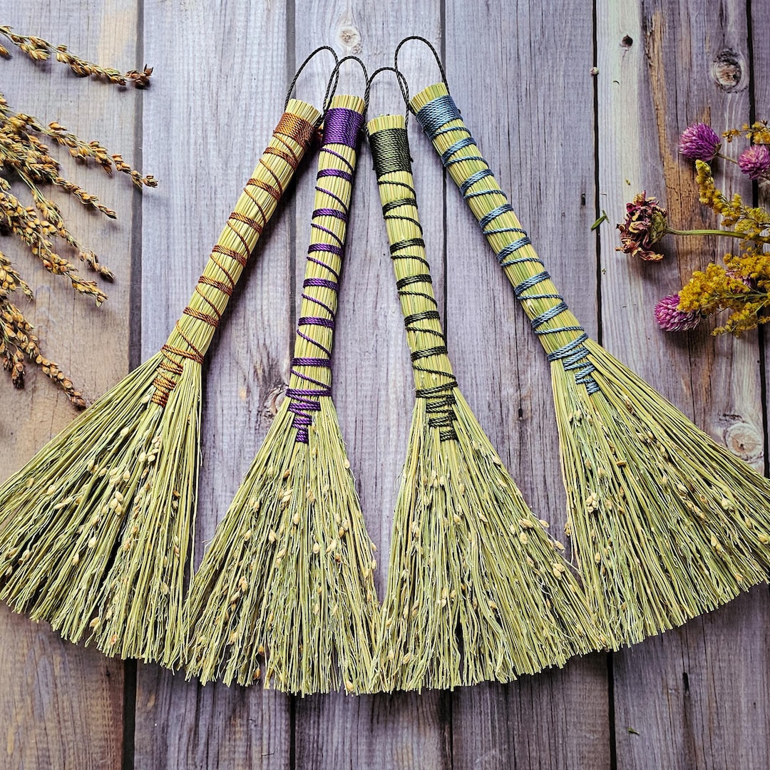 Handmade Mini Altar Broom: Hawktail Whisk, Cottagecore Decor - Etsy