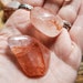 Tumbled Fire Quartz Fire Quartz Crystal Hematoid Quartz - Etsy