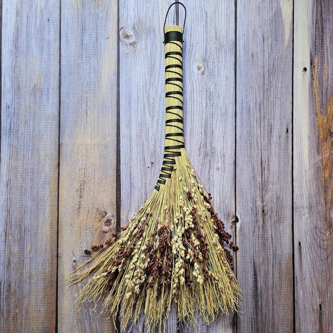 Turkey Wing Whisk Broom | Decorative Broom | Cottagecore Broom - Etsy