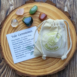 Yule Crystal Set | Gemstones for Winter Solstice | Yule Celebration - Etsy