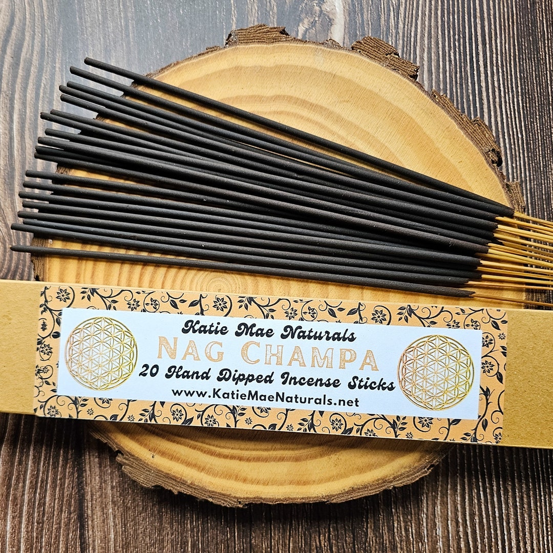 Nag Champa Hand Dipped Incense Sticks - Pack of 20 - Etsy